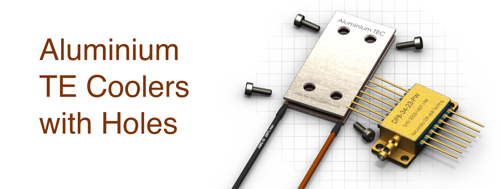 Aluminium Thermoelectric Coolers with Holes