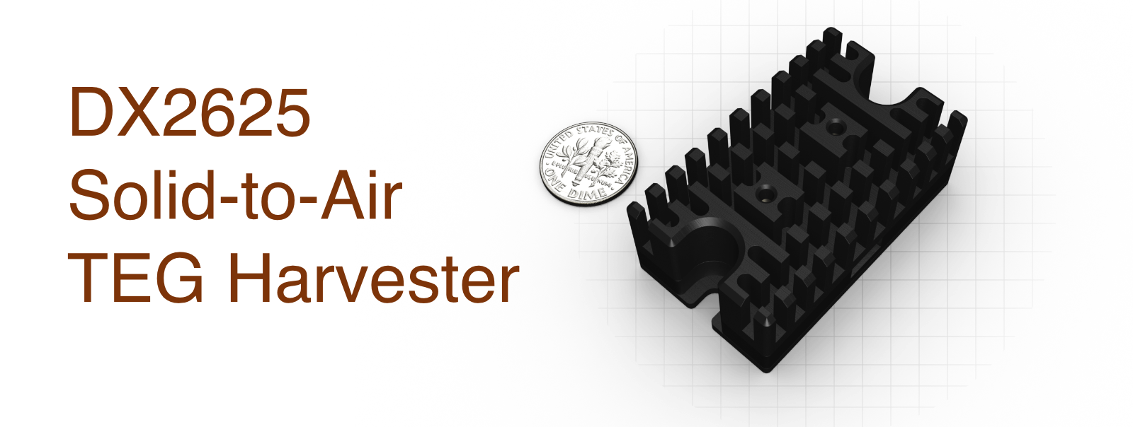 DX2625 - high-efficient self-contained TEG device with up to 20mW output